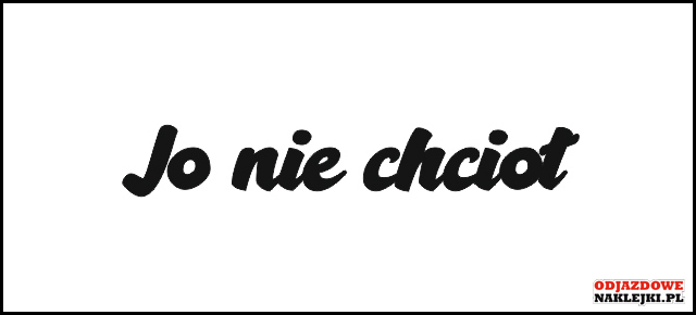 Jo nie chcioł 15cm